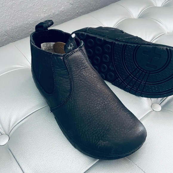 Otz Shoes | Shoes | New Otz Shoes Paso Leather Black Boots Booties | Poshmark